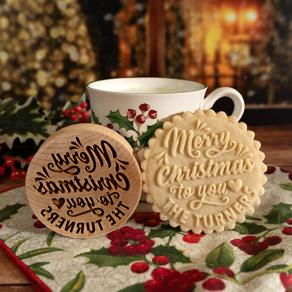 Bake it Fancy | Personalized Cookie Stamps | Embossed Rolling Pins